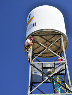 Topeka's Radar Tower at Combat Air Museum